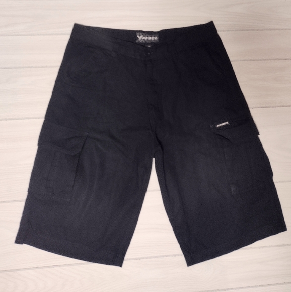 Avirex | Shorts | Avirex Shorts Men 364l Black Check Cargo Pockets Flat ...